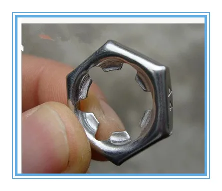 50pcs m24 24mm Self locking lock counter nut/nuts washers DIN9767 A2 18 ...