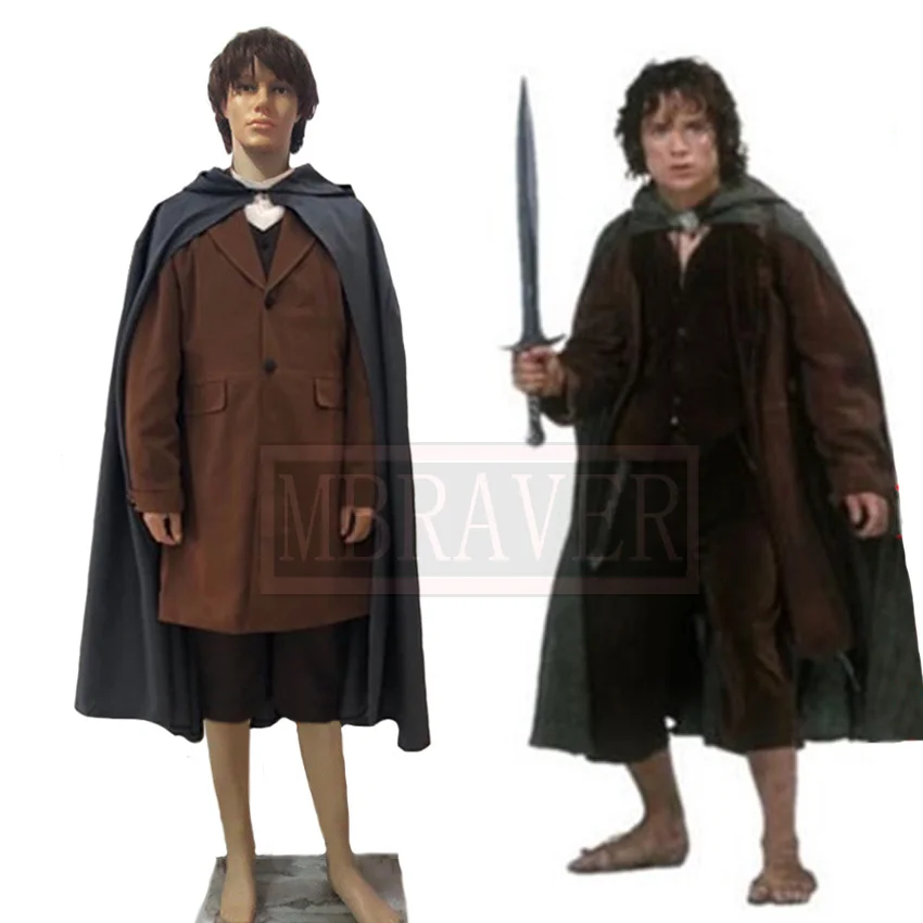 Frodo Baggins Cosplay Costume Party Christmas Halloween Custom Made Any ...