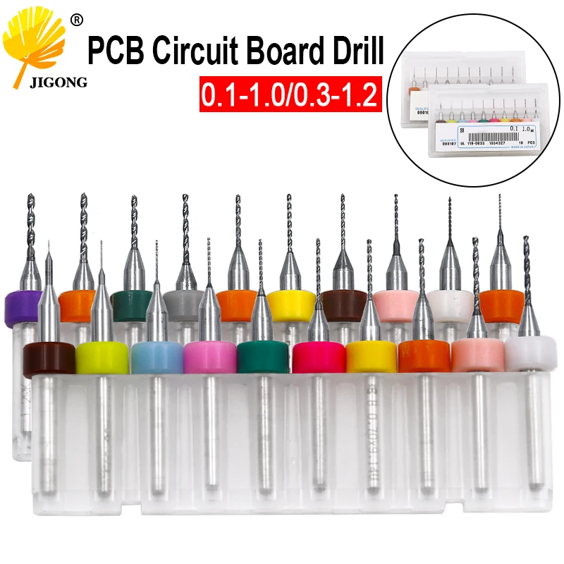 10-teile-satz-0-1mm-zu-1-2mm-PCB-mini-bohrer-wolfram-stahl-hartmetall-f ...