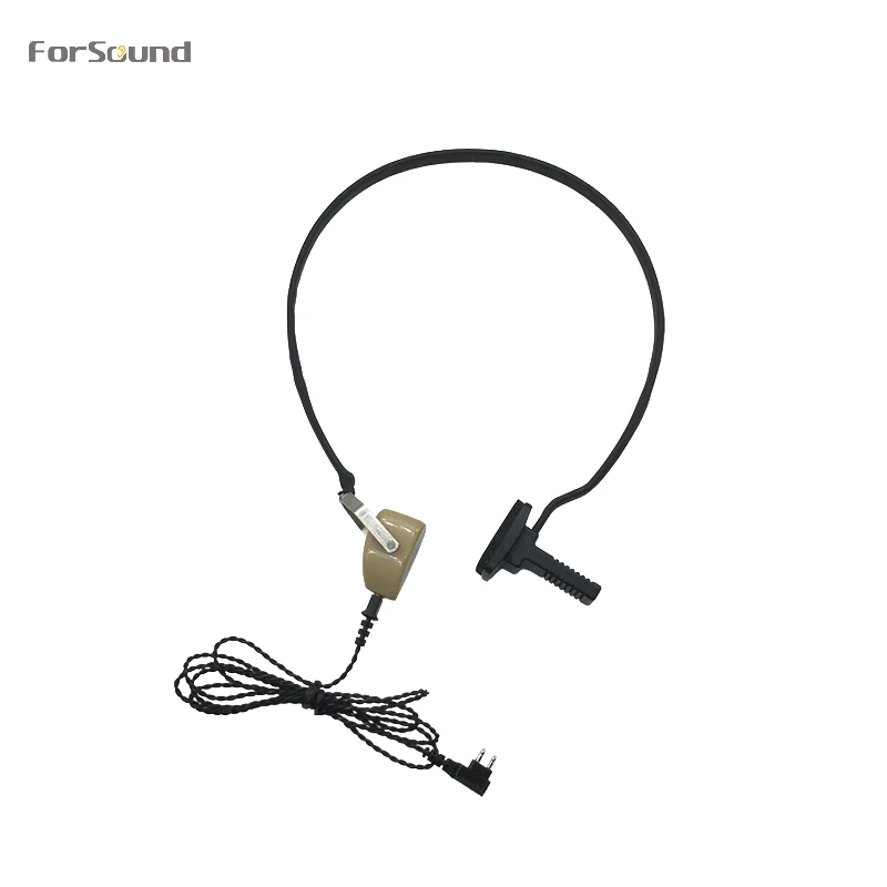 2-pin Bone Conductor Vibrator Headsets With High Quality Headband For ...