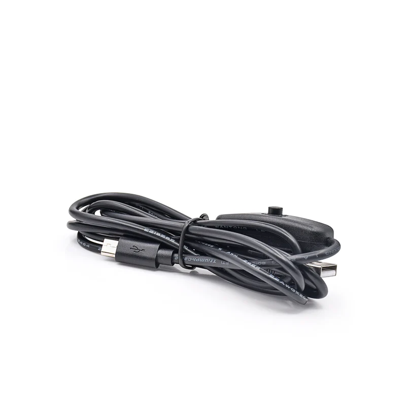 Raspberry Pi 3 Model B Power Cable With Switch ON/OFF Button Micro USB ...