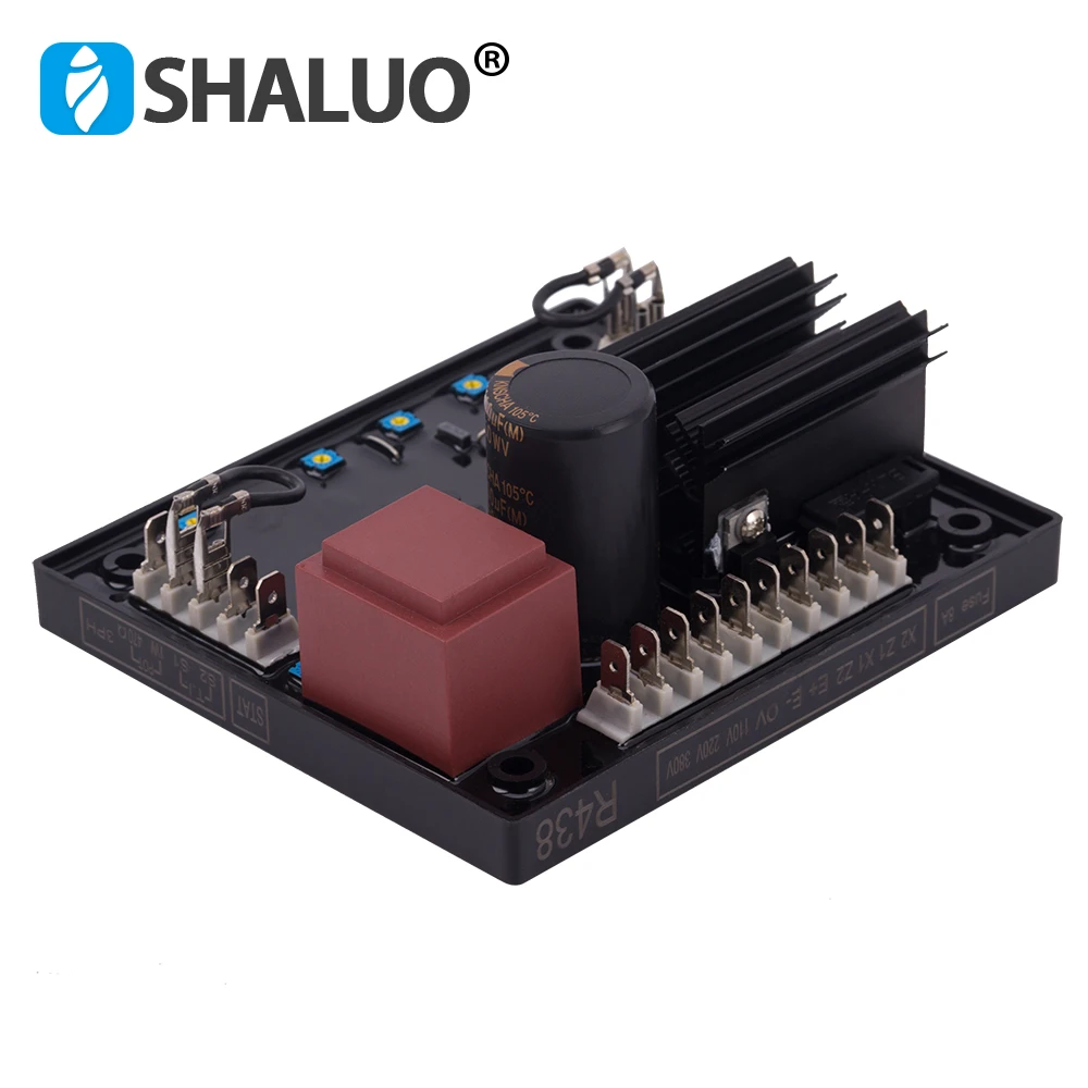 R438 AVR 发电机自动稳压器三相 调压板高效稳定输出-阿里巴巴