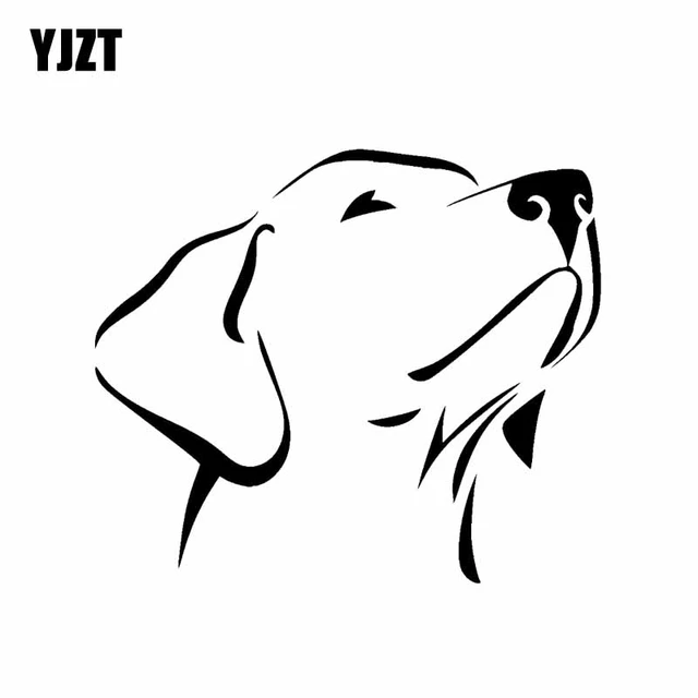 Lab Head Silhouette Decal
