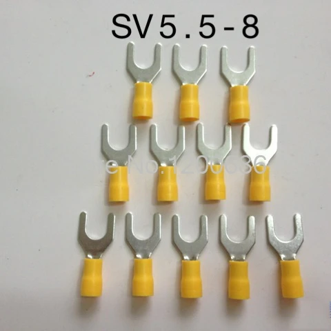 SV5.5 8 fork cold insulated terminal U shaped Y type pressure wire ...