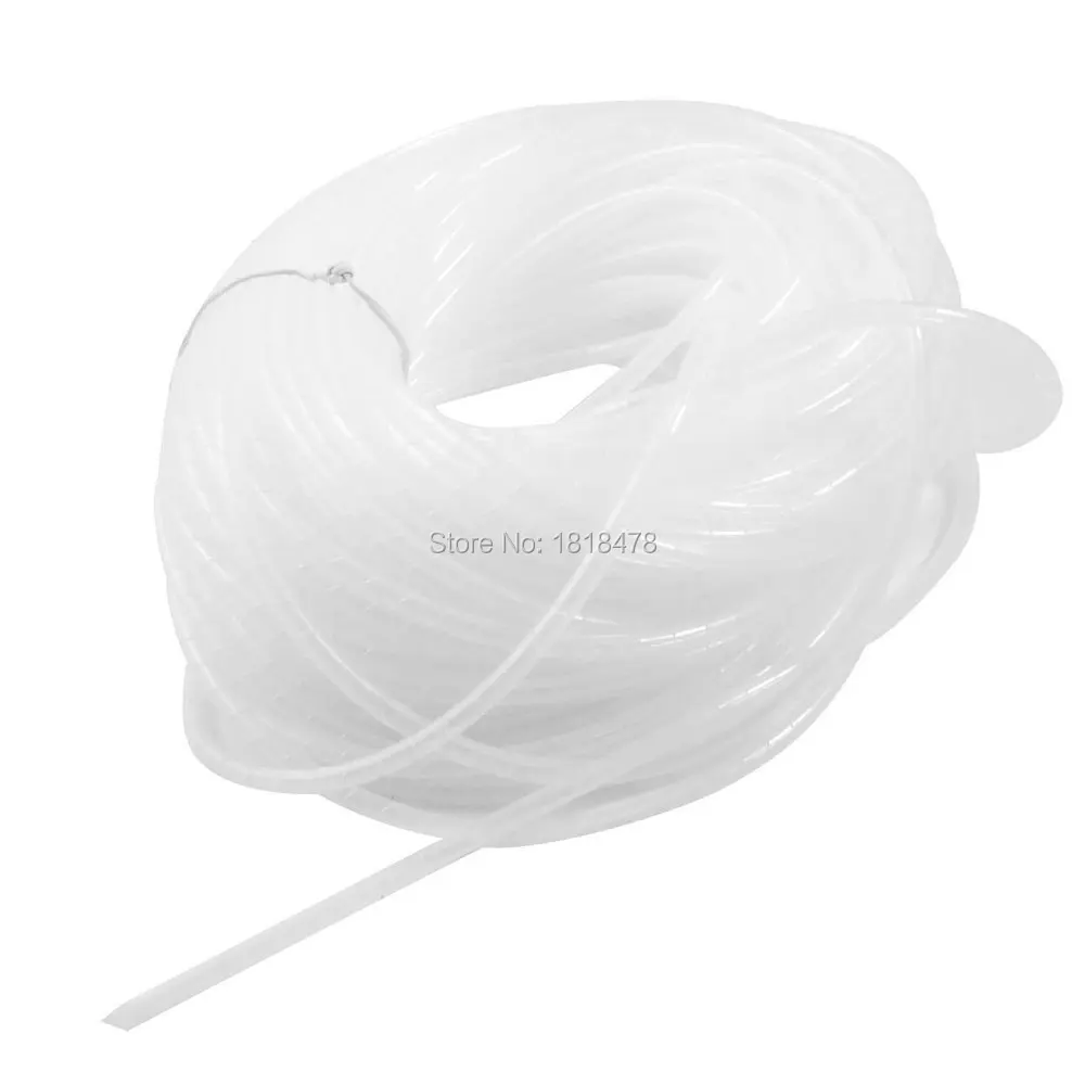 35M Long PE Polyethylene Spiral Cable Wire Wrap Tube White 4mm|spiral ...