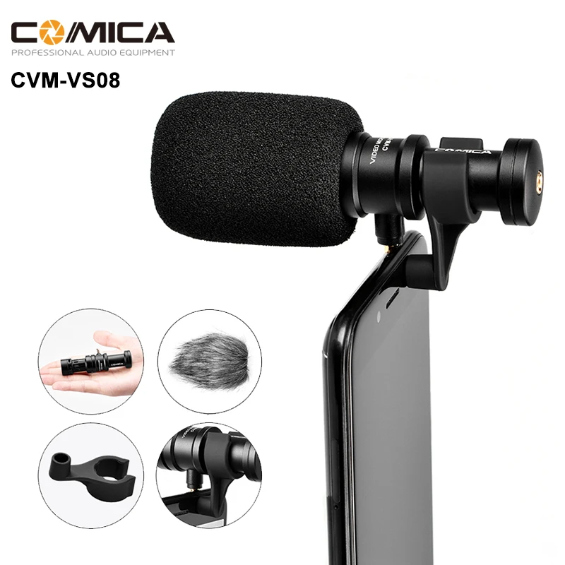Comica – Mini-microphone Portable Sans Fil Pour Téléphone Portable ...