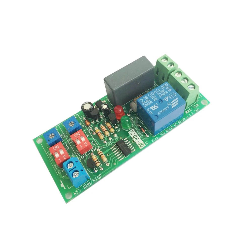 AC 100V-250V Adjustable Infinite Cycle Timer Delay On/Off Switch Relay ...