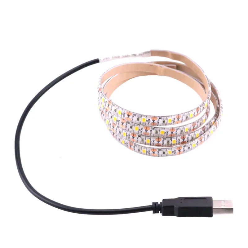 5 Volt USB Interface LED Strip Light SMD2835 60L/M Ribbon Tape IP65 ...