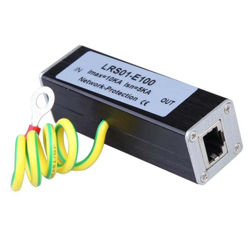 Extension Line to Ground SPD Network Surge Protector Thunder Arrester ...