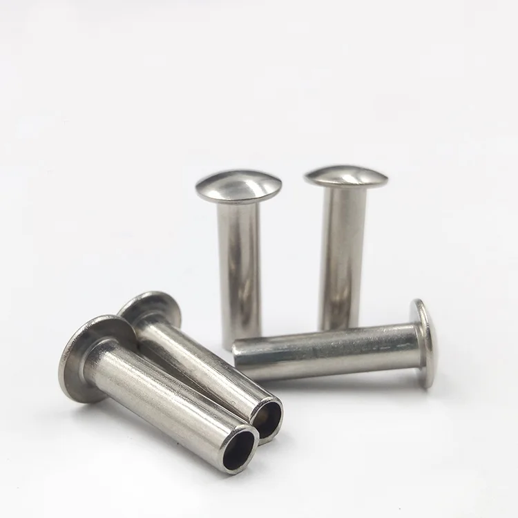 M8-Stainless-steel-truss-semi-tubular-head-rivet-semi-air-core-hit-half ...