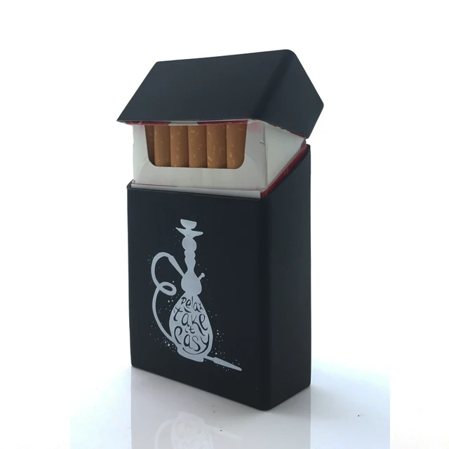 Silicone Cigarette Case New Cigarette Box Smoking 20 Cigarettes Case ...
