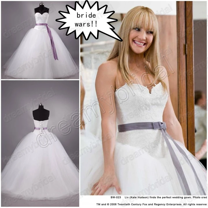 Kate Hudson Wedding Dress Bridal Gown In Movie Bride Wars TCD0209 ...