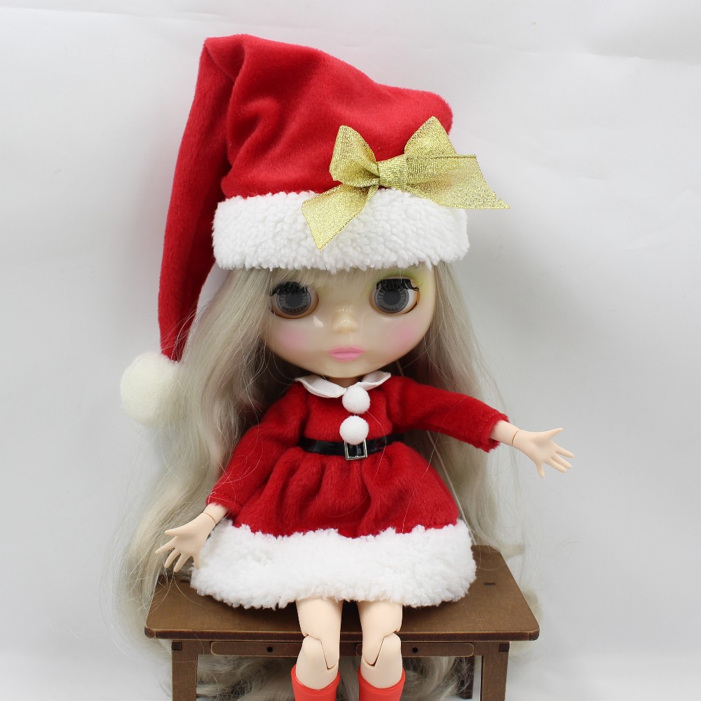 Neo Blythe Doll Christmas Winter Outfit With Cap & Scarf | This Is ...