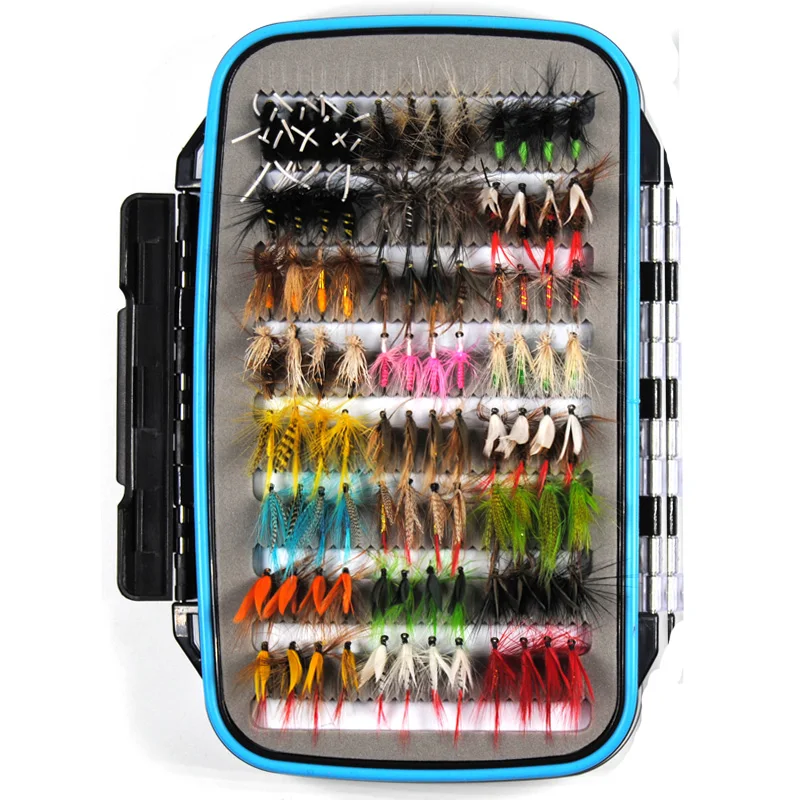 184pcs-box-Wet-Dry-Nymph-Fly-Fishing-Lure-Set-Fake-Flies-for-Trout ...
