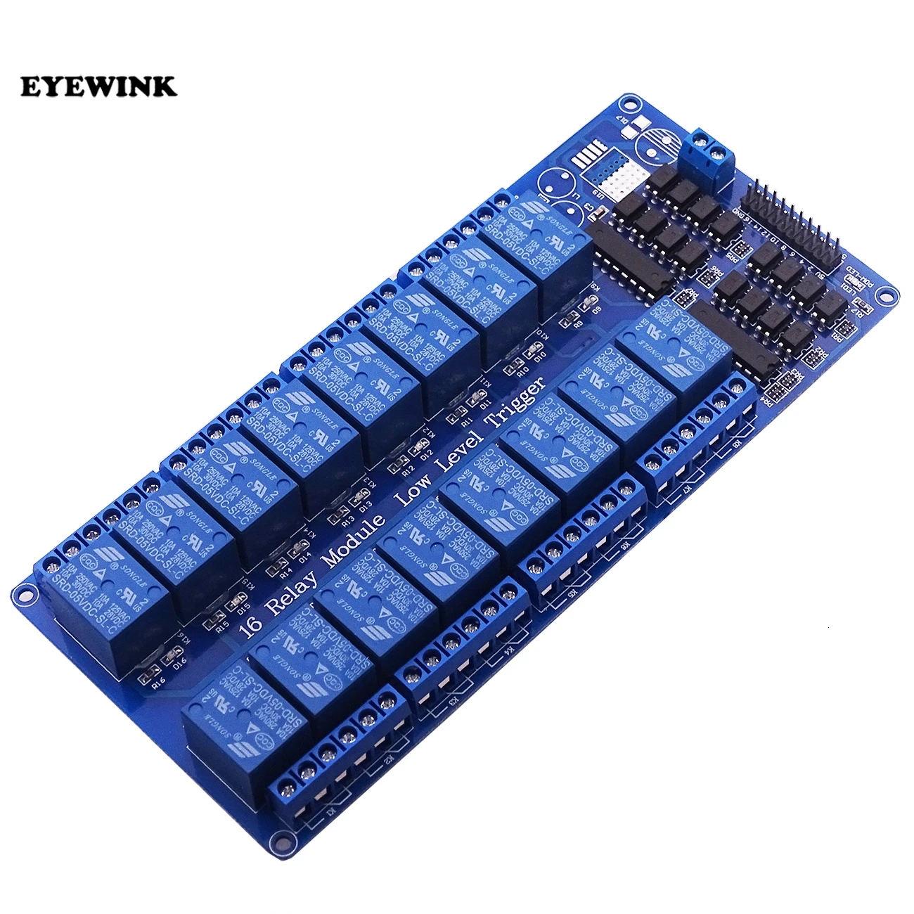 Module de relais à 16 canaux 5V/12V, pour arduino ARM PIC AVR DSP ...
