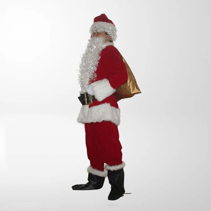 Christmas costume Santa Claus adult red Christmas clothes Santa Claus ...