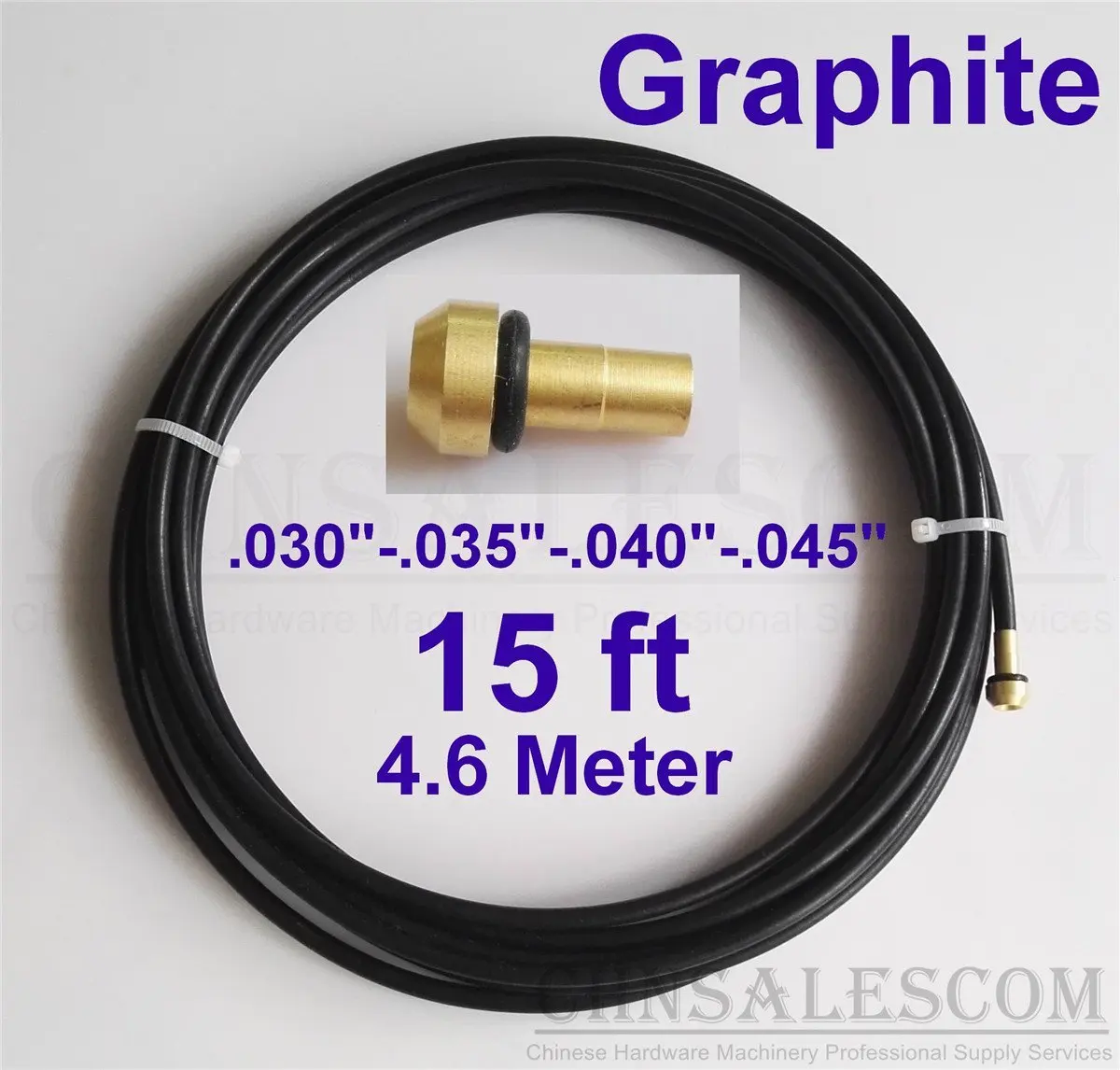 CHNsalescom-Graphite-Liner-15-ft-MIG-Welding-Guns-Wire-Size-030-035-040 ...