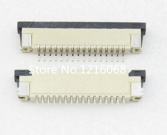 50 Pcs FPC FFC 1mm Pitch 16 Pin Drawer Type Ribbon Flat Connector ...