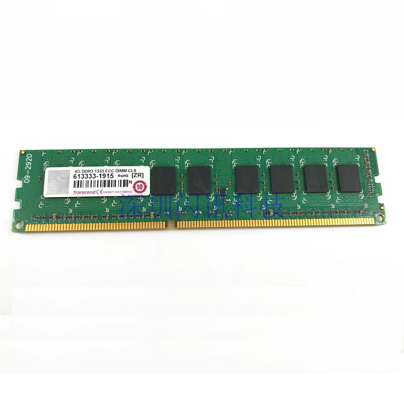 สำหรับหน่วยความจำเซิร์ฟเวอร์เท่านั้น U-DIMM RAM DDR3 4 GB DDR3 1333 MHz ...