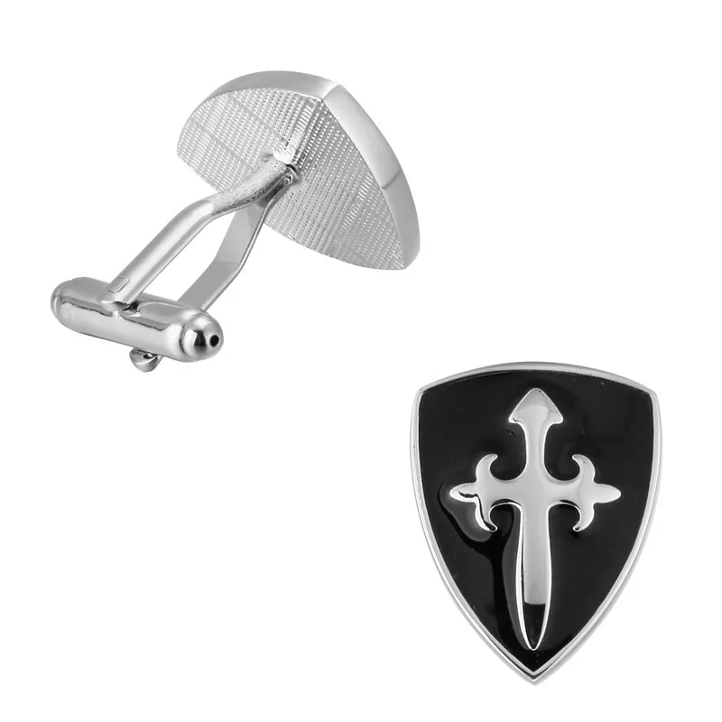 Kc abotoaduras com laço de cruz, abotoaduras fashion de cobre de alta ...