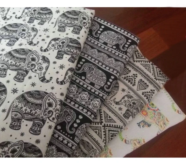 Elephant Print Fabric