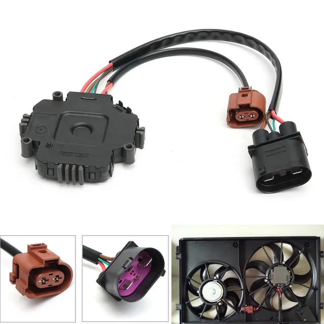 Universal Car Radiator Cooling Fan Control Module Plastic for VW GTI ...