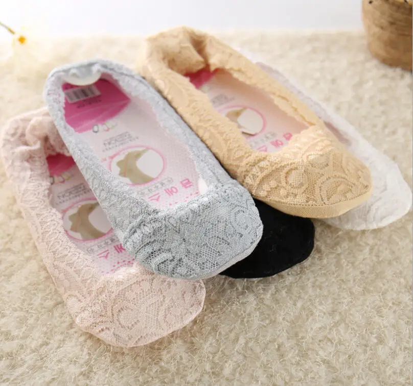 Women Fashion New Solid Thin No Show Peds Boat Ballet Plain Footies ...