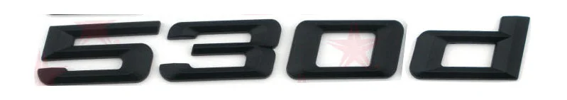 New M car badge 520d 523d 525d 528d 530d 535d 550d car rear Emblem ...