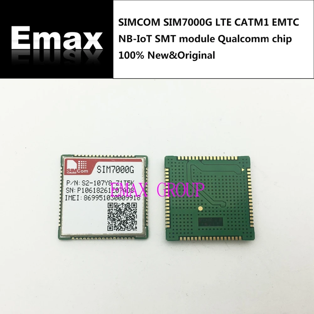 10pcs Simcom Sim7000g Global-band Fte-lte,tdd-lte Catm1 Emtc Nb-iot Smt ...
