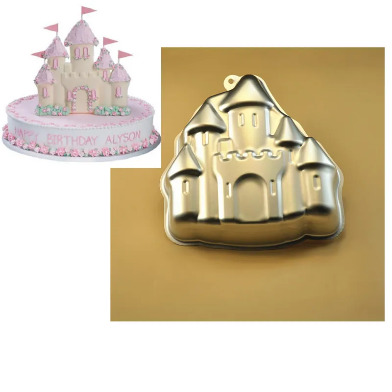 Castle Shape Cake Tin Bakeware Baking Tools For Cakes Pastry Tools ...