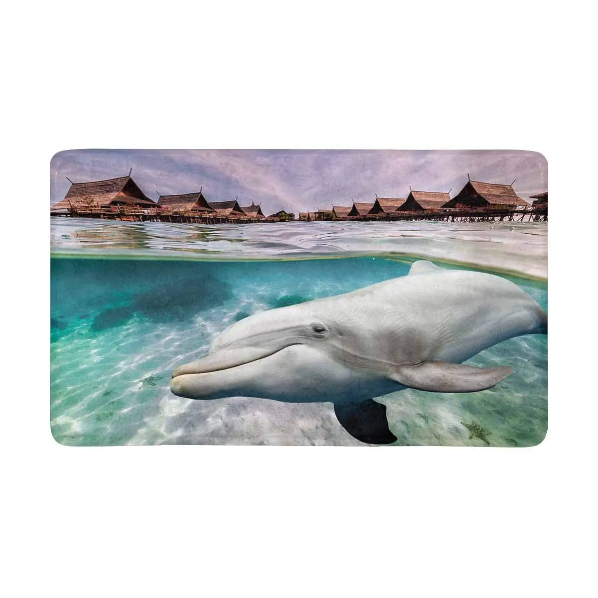 Dolphin Underwater Anti Slip Door Mat Home Decor, Indoor Entrance ...