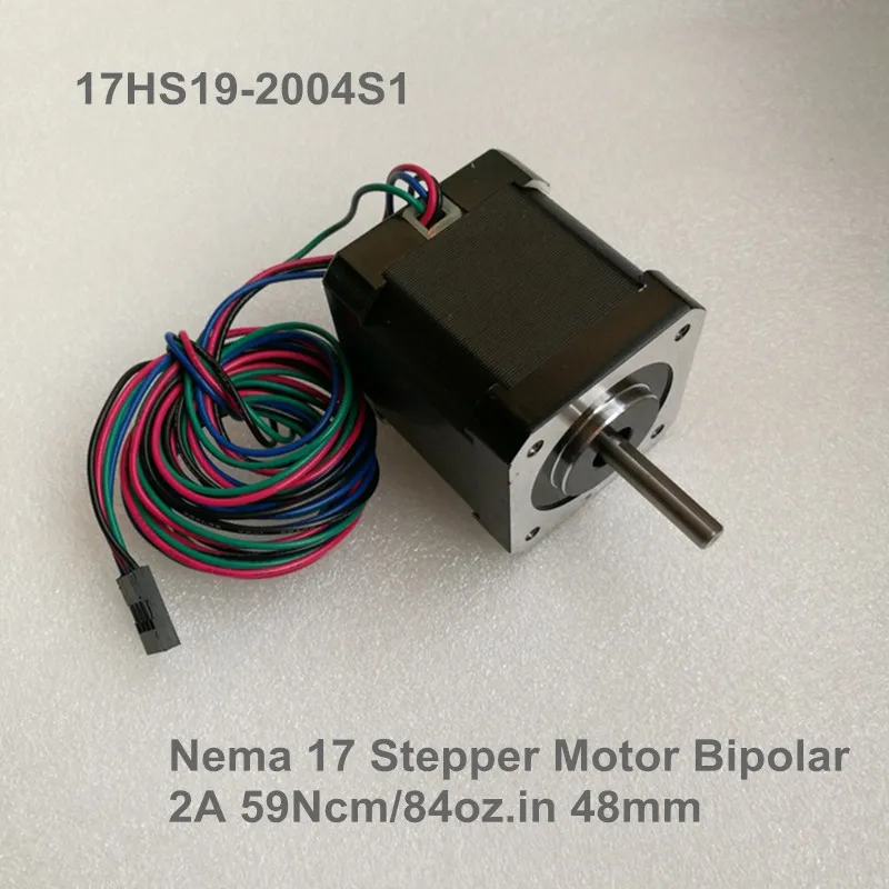 1-8-degree-Nema17-stepper-motor-17HS19-2004S1-4-Lead-2A-2-8V-59Ncm-84oz ...