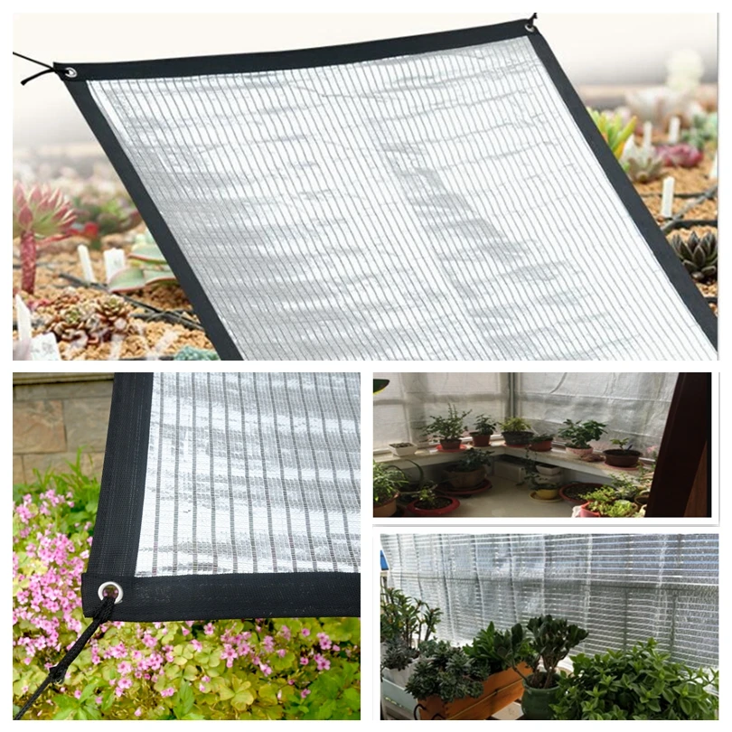 Hi-quality Aluminum Foil Sun Shade Net Outdoor Reflective Sun Shelter ...