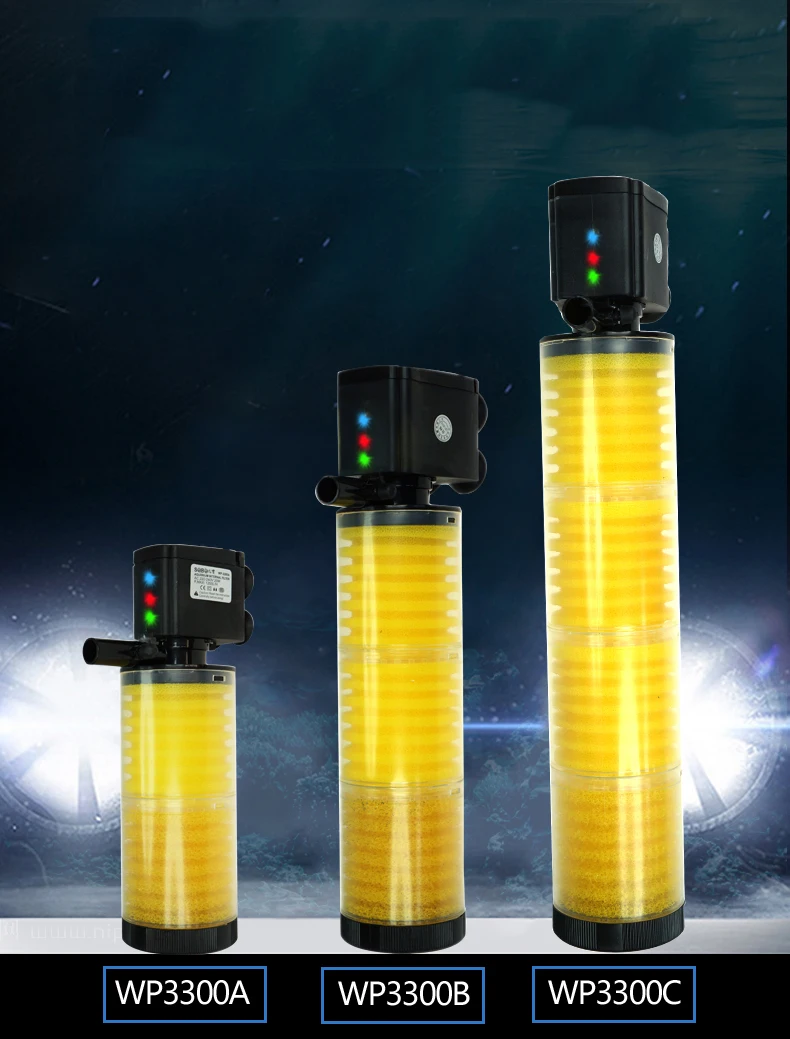 Aquarium Multifunction Filter Pump Fish Tank 2/3/4 Layers Internal ...