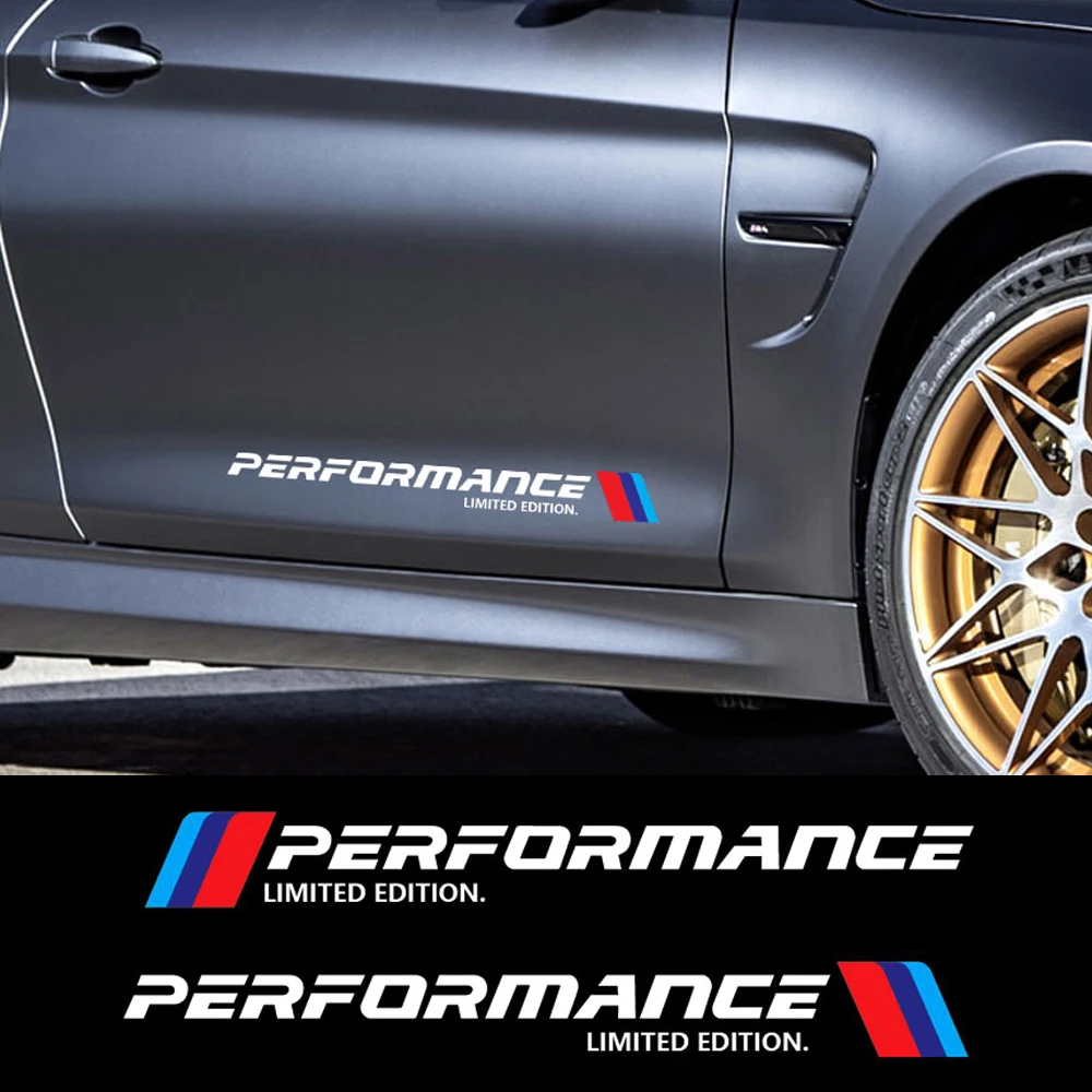 ANTEKE 2ชิ้นMสมรรถนะของLimited Editionประตูด้านข้างสติ๊กเกอร์สะท้อนแสง ...