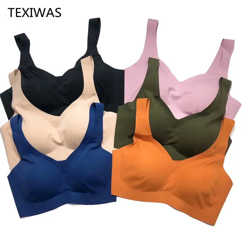 Texiwas Sexy Push Up Bralette Crop Top Vogue Breathable Bra Lady