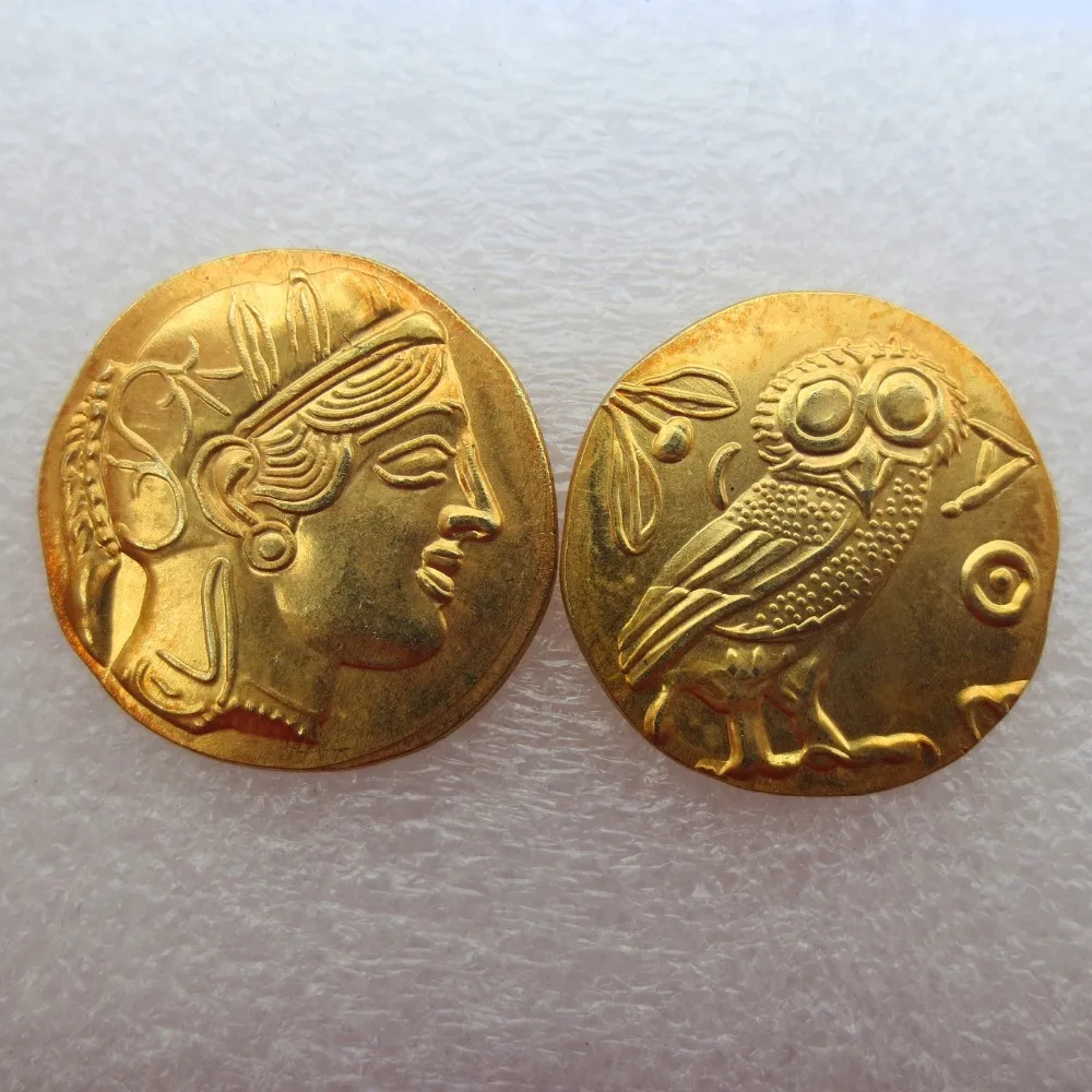 G (04) de la Antigua Atenas Oro Dracma Griego Atena 333 320 Grecia ...