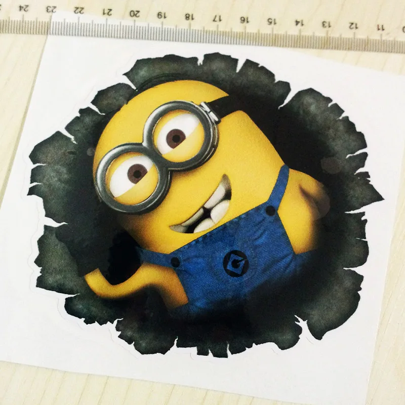 OTOKIT 3D Despicable Me Minions Lindo Pegatina Divertido De La ...