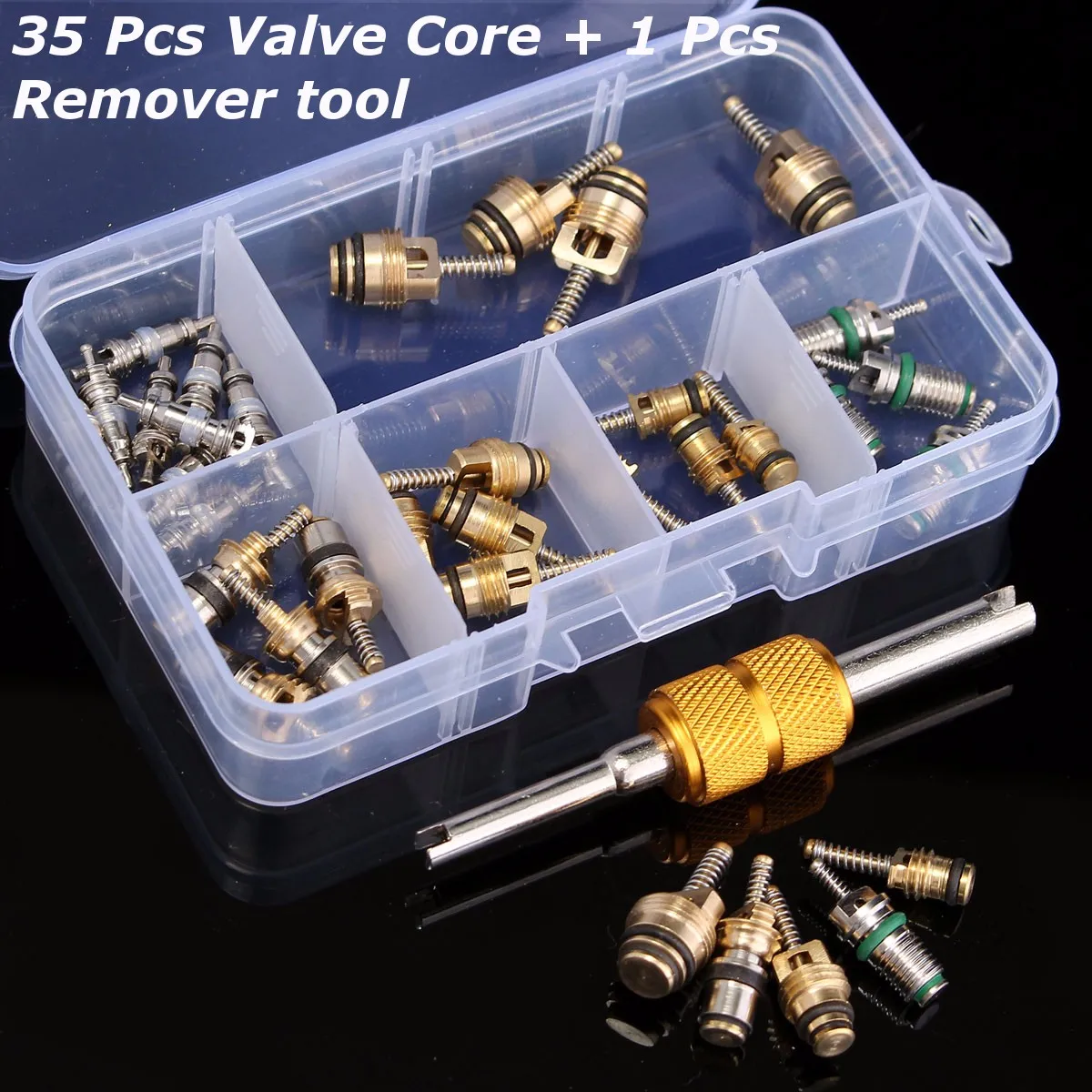 35 A/C Core Valves R134A R12 Automotive Air Conditioning Assortment ...
