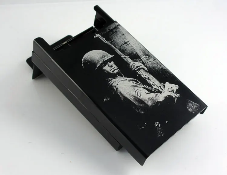 Allied forces solider of world war 2 male aluminum alloy cigarette case ...