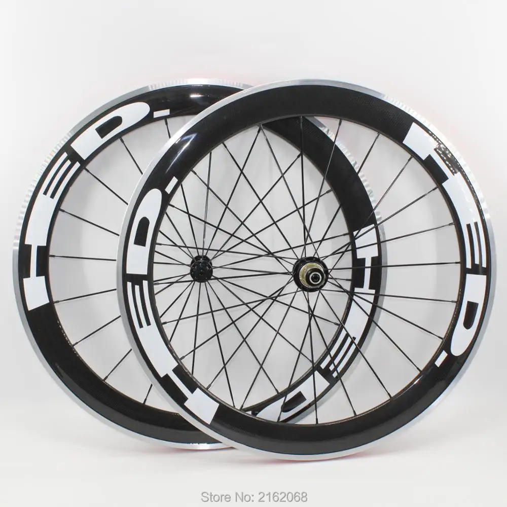700c Road Bicycle Wheels 700C Road Bike Wheelset - Aluminum Clincher Rims For 7-11 Speed ...