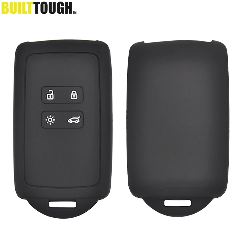 4-Button-Silicone-Key-Case-Cover-for-Renault-Koleos-Kadjar-Megane ...