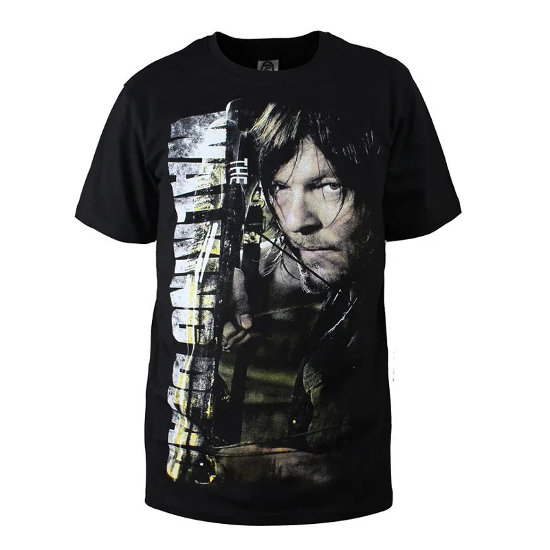 The Walking Dead Summer T Shirt Men Daryl Dixon Rick D T Shirts Funny ...