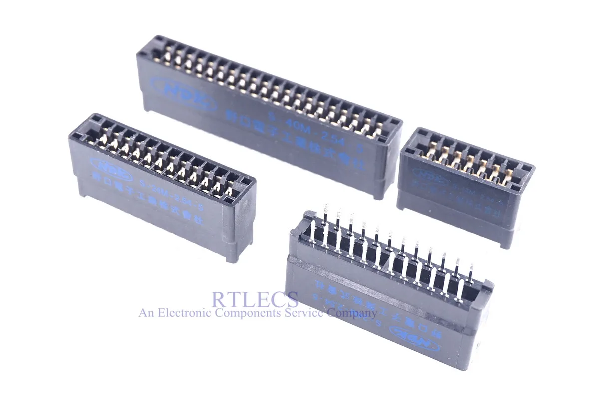 10 Pcs Gold Finger Card EDGE Slot CONNECTOR S 36M 2.54 5 S 40M 2.54 5 S ...