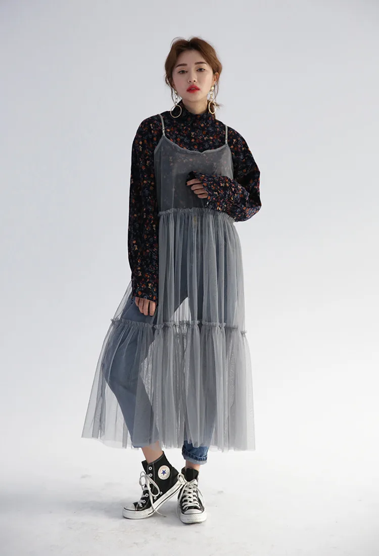 Summer Fall Long Dress Strap See Through Clear Transparent Lolita Strap ...