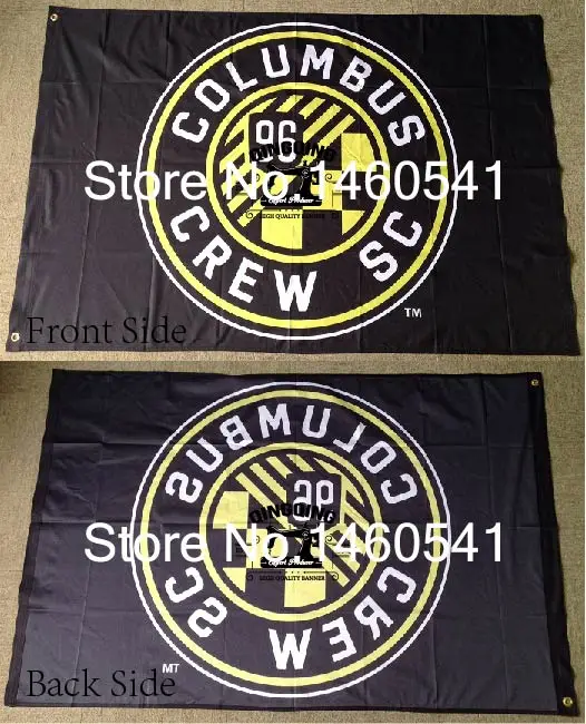 Columbus Crew Flag 3ft x 5ft Polyester MLS Columbus Crew Banner Flying ...
