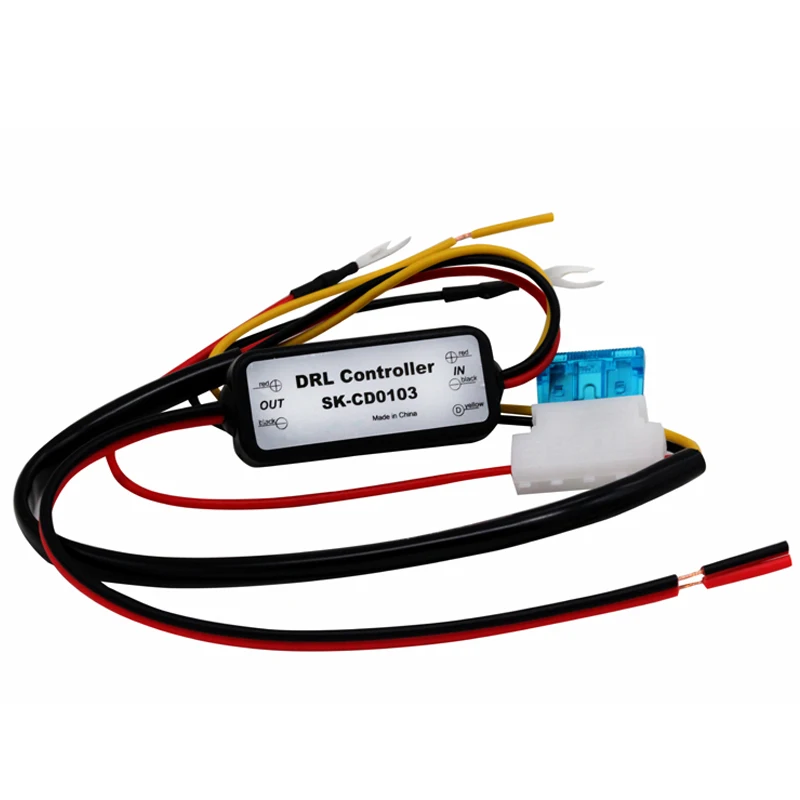 DRL-Controller-Auto-Car-LED-Daytime-Running-Light-Relay-Harness-Dimmer ...