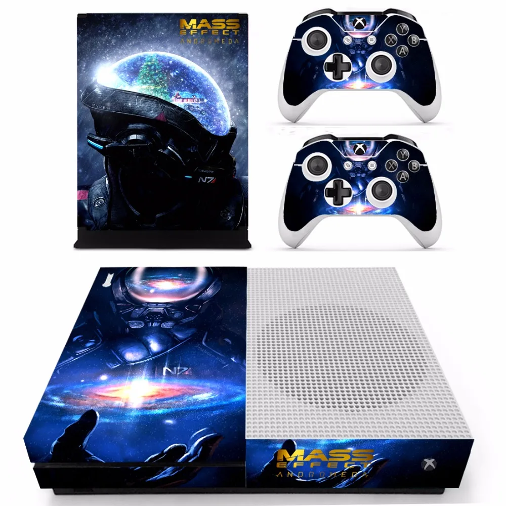 Mass Effect Andromeda Skin Sticker for Xbox One S Console and ...