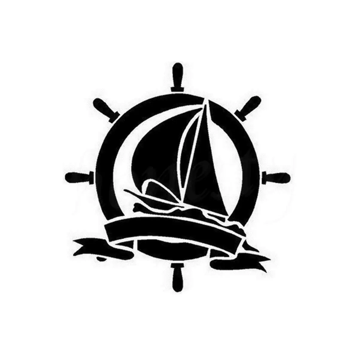 Sailing Ship Wall Home Glass Window Door Car Sticker Laptop Truck ...