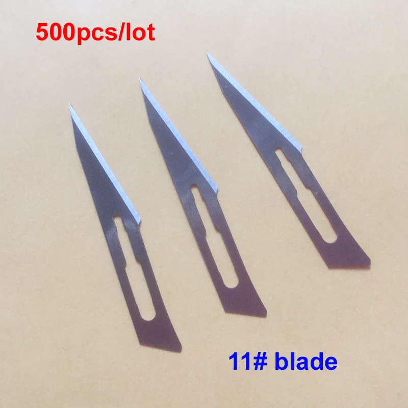 500pcs/lot Blade 11# Surgery Scalpel Opening Repair Tools Knife for ...